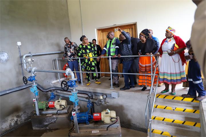 Lubisi Water Treatment plant handover