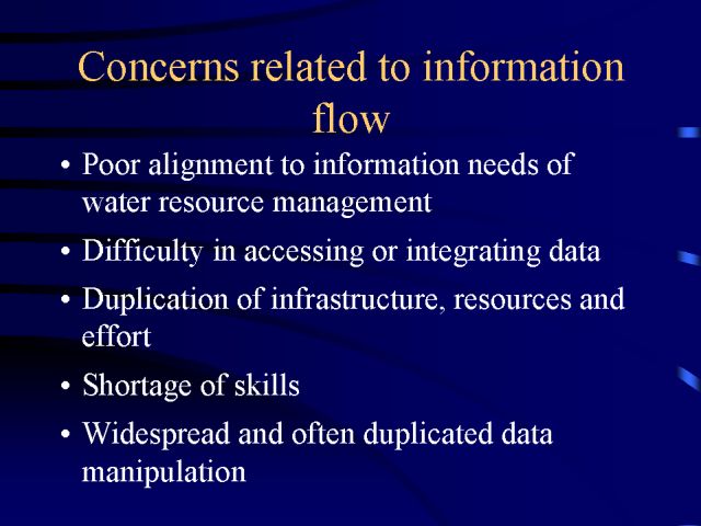 Concerns related to information flow